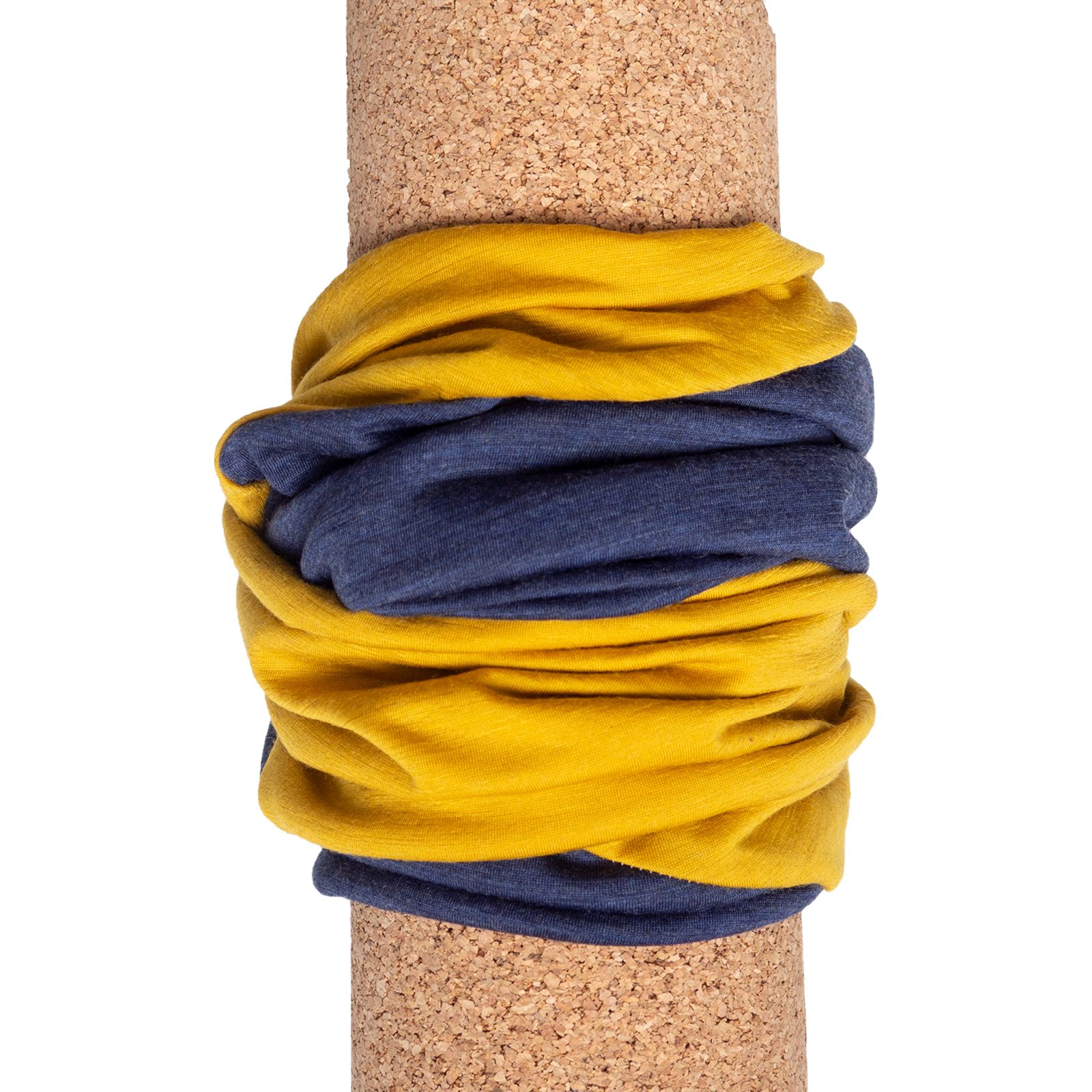 Fular circular din lână merinos 100% - duocolor - Lanelka